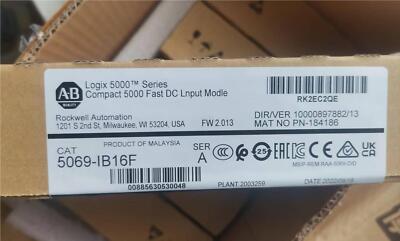 2022 New Sealed 5069-IB16F Series A Compact Logix 5000 DC Input 16 Pt ...
