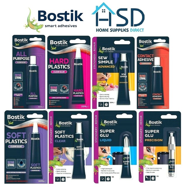 1 X Bostik Bostick Super Glue Adhesive 3g Original Liquid Tube 80607 ...