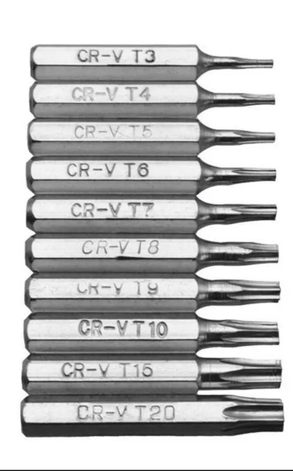 10pc 4mm Small Batch micro Torx Screwdriver Bits Mobile Cell Phone ...