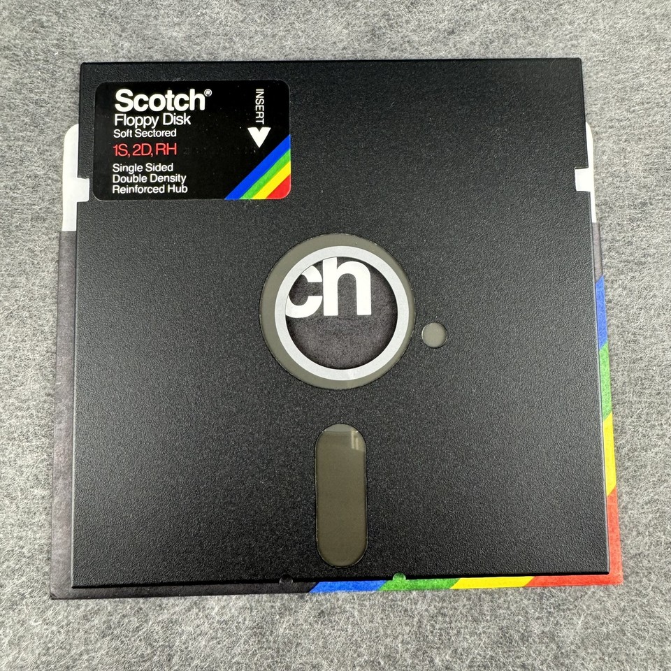 Vintage Computer Floppy Disk - Estate Find, Collector's Item, Untested ...