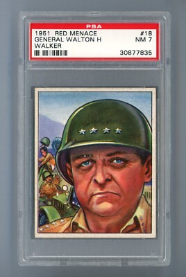 1951 Red Menace #18 General Walton W. Walker PSA 7 NM #30877835 | eBay