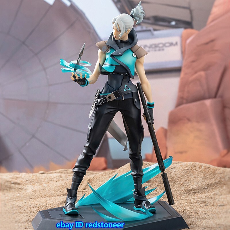 Riot Games-VALORANT Jett 1/6 Scale Statue Figure Model PVC H35cm ...