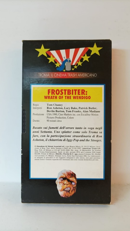 Frostbiter : La Colère Du Wendigo VHS Troma | eBay