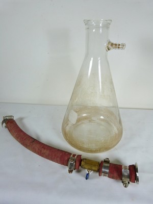 Pyrex No # 5340 2000 ml Erlenmeyer Filter Flask With Spout with HOSE ...