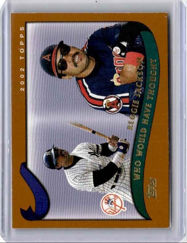 2002 Topps Traded & Rookies Reggie Jackson Baseball Card New York | eBay