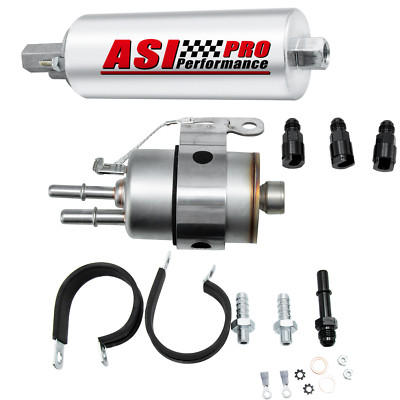 LS Fuel Filter Regulator EFI Fuel Pump Kit -6AN Engine Swap 60PSI Max ...