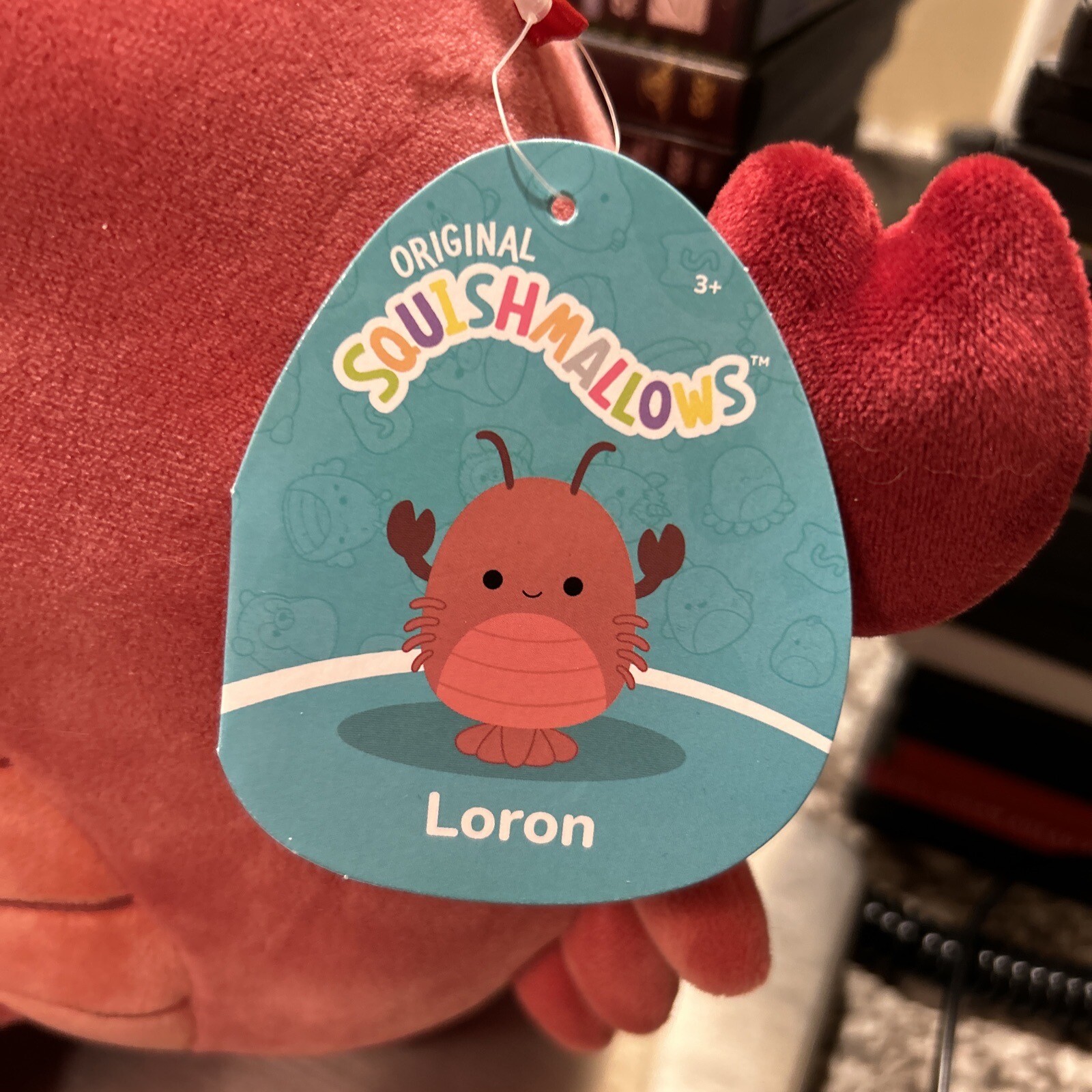 12” KELLYTOY Squishmallow Lorono The Lobster PLUSH Stuffed Animal w Tag ...