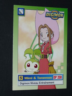 DIGIMON CARD 1999 TV ANIMATION BANDAI #5 MIMI & TANEMON | eBay