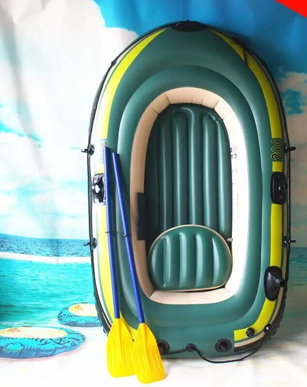 Heavy Duty Inflatable 3 Person Boat Fishing Rowing Boat Canoe Raft ...