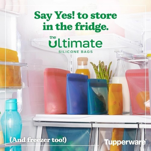 TUPPERWARE ULTIMATE SILICON BAG - NEW - various sizes | eBay