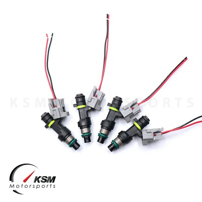 550cc fuel injectors for 02-11 Honda Acura K20A K24A 06-09 S2000 Turbo ...