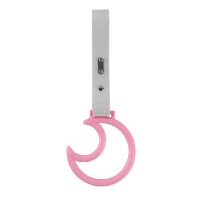 JDM Moon Shape TSURIKAWA Pink Ring Subway Train Bus Handle Strap PVC ...