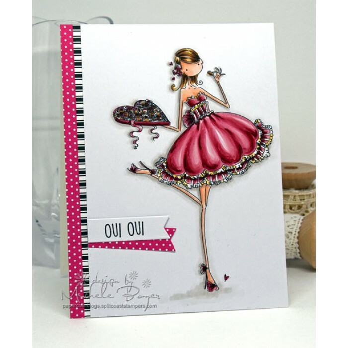 UPTOWN GIRLS-Stamping Bella Cling Mount Rubber Stamp-Stamping ...