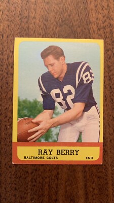 1963 Topps Ray Berry #4 Baltimore Colts | eBay