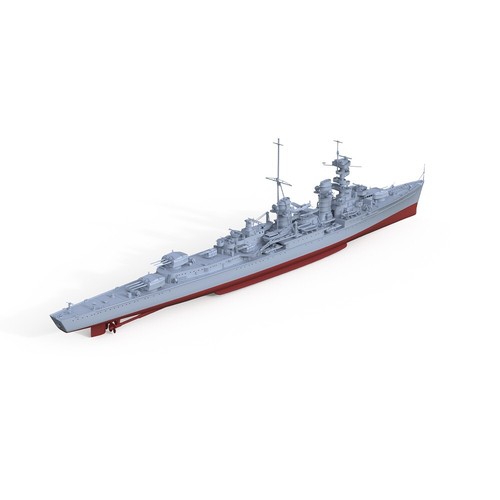 SS1250563S 1/1250 Military Model Kit German Karlsruhe Light Cruiser ...