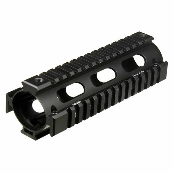 UTG Pro Model 4/15 Carbine Length Quad Rail System - Black U416s MTU001 ...