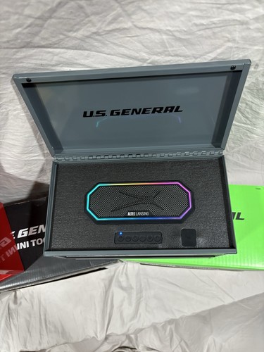 Custom U.S. General Mini Tool Box Bluetooth Speaker With RGB LEDs | eBay