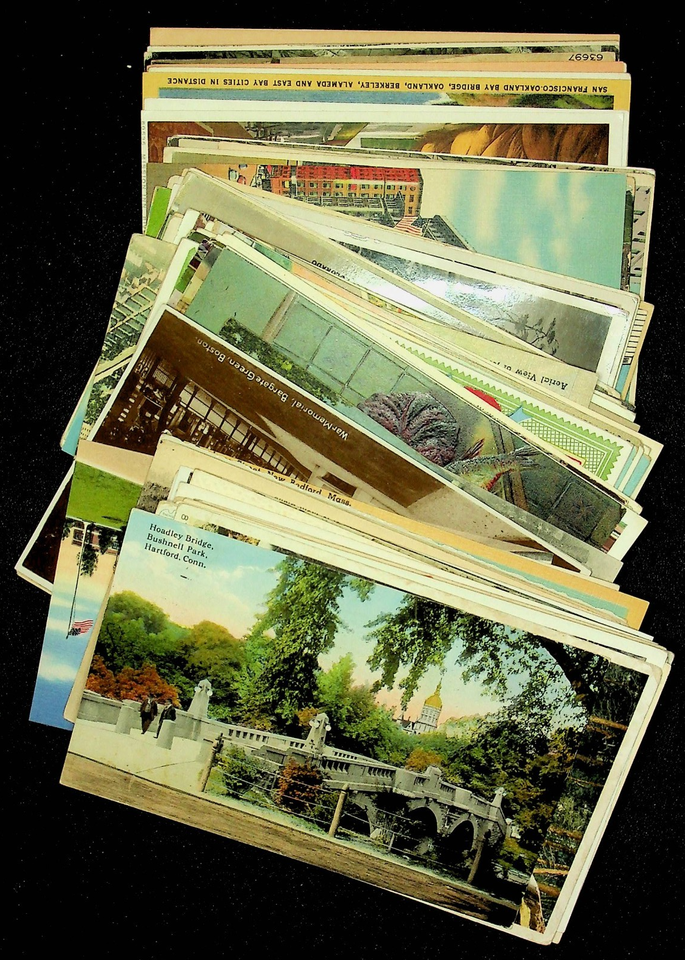 103 random antique & vintage post cards bulk post card lot #77 | eBay