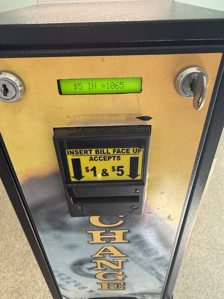 Seaga CM1250 Dollar Bill Changer Coin Vending Change Machine, Large ...