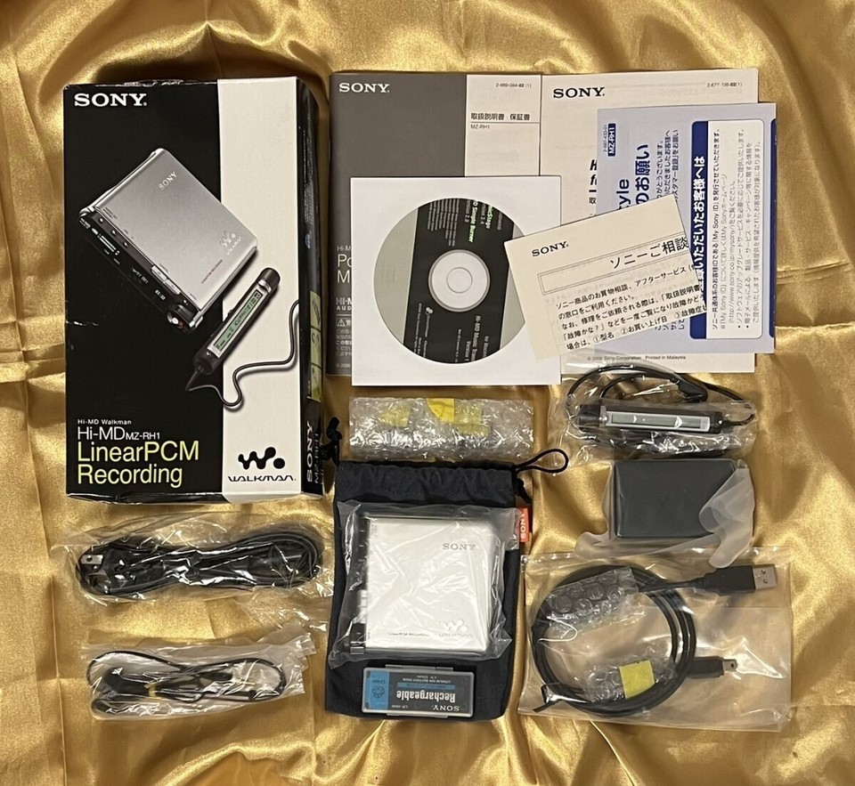 SONY MZ-RH1 MiniDisc Walkman HI-MD Recorder Player JAPAN | eBay