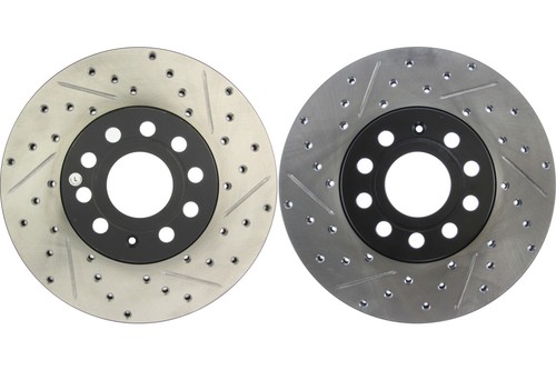 Front PAIR Stoptech Disc Brake Rotor for 2010-2014 Seat Freetrack ...