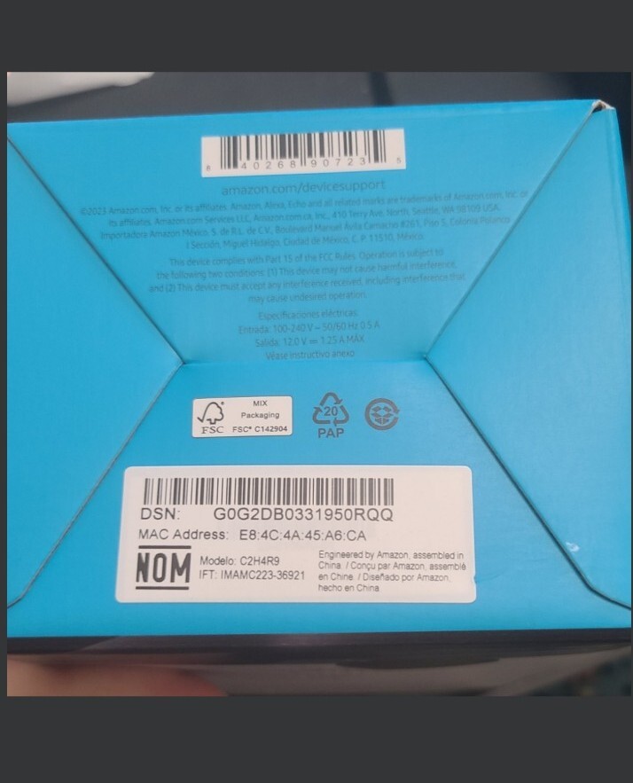 Amazon Echo Pop Smart Speaker - Charcoal New In Box Alexa, Bluetooth ...