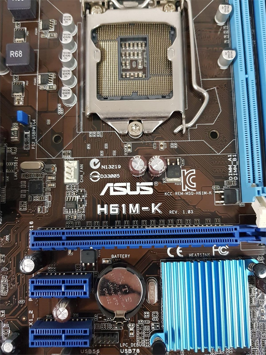 Asus H61mk Placa Base Socket 1155 Micro Atx Intel H61 Asus H61M K Vs