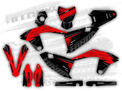 Graphics Kit fits Fantic XX125 XX 125 XX250 XX 250 2023 Decals Stickers ...