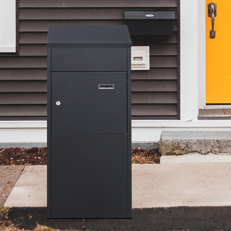 Lockable Parcel Drop Delivery Parcel Secure Container Courier Package ...