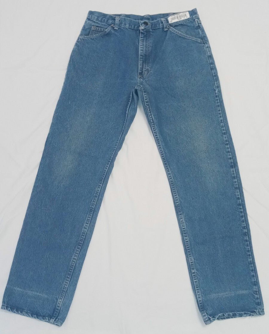 Bulwark FR Men Denim Blue Jeans 36-37U Zipper Fly Fire Resistant Work ...