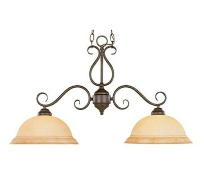Millennium Lighting 972BG 2-Light Burnish Gold Island Light Turinian ...