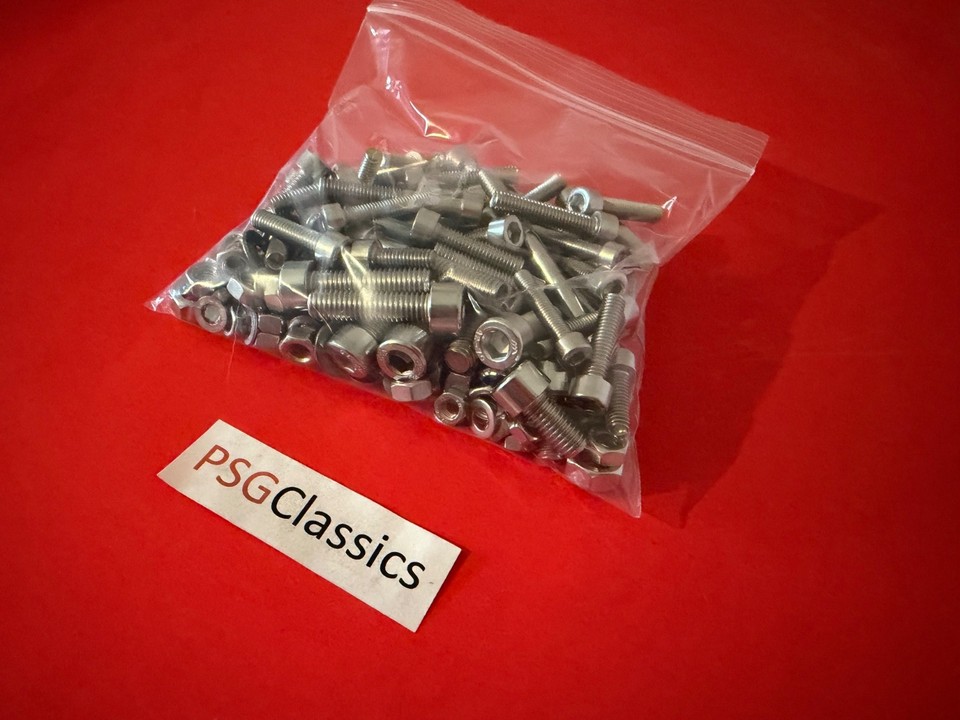 200 Assorted Universal Stainless Allen Screws READ Kawasaki ZX-14R ...
