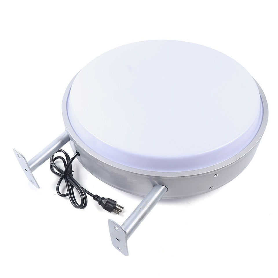 Round LED Light Box Double Sided Advertising Illuminated Projecting ...