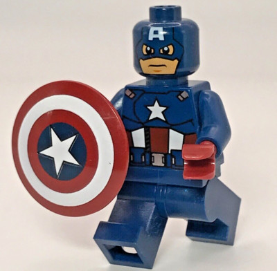 LEGO® Captain America Minifigure, Captain America's Avenging Cycle ...