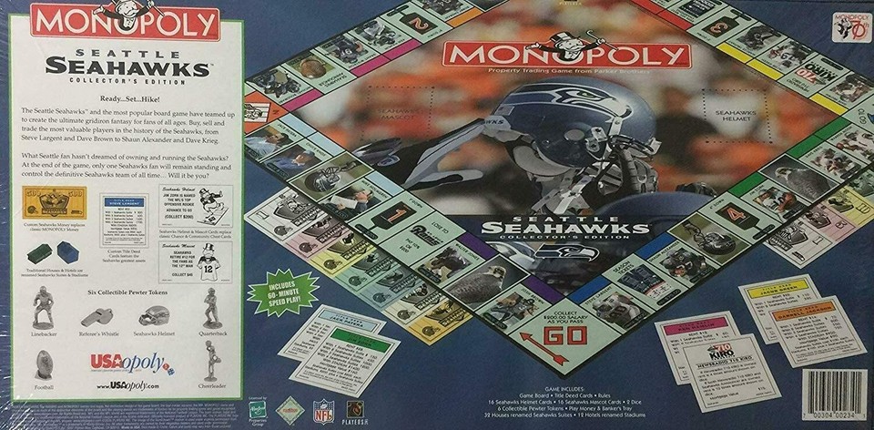Monopoly - Seattle Seahawks Collector's Edition | eBay