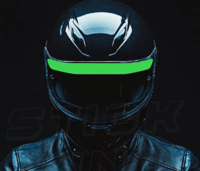 Glow in the Dark Luminescent Safety Helmet Visor Sun-strip Sticker ...