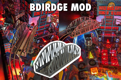 Scale Detail Bridge Mod for Stern Godzilla Pro Pinball Machine (3D) | eBay