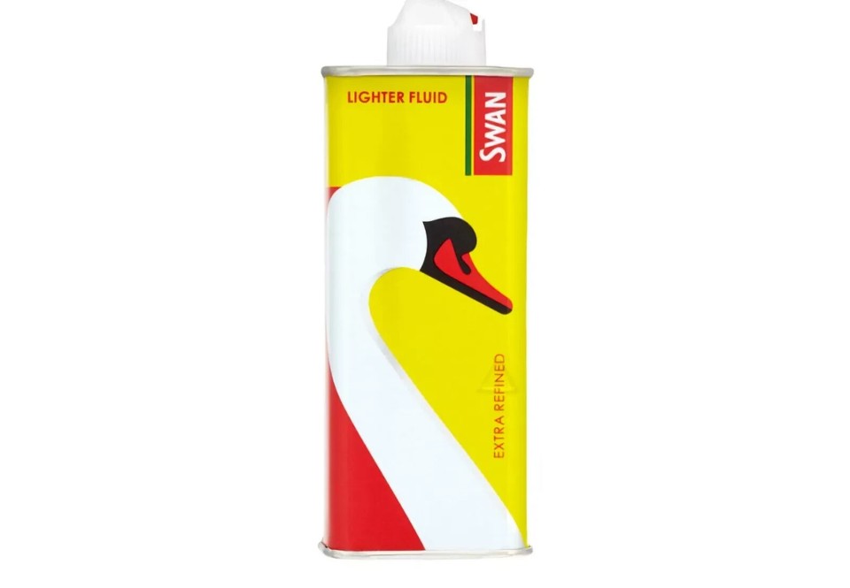 Premium Quantity Swan Lighter Fluid Extra Refined 100ml and Swan Flint ...