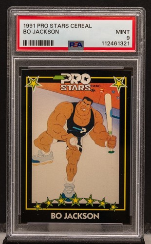112461321 Bo Jackson 1991 Pro Stars Cereal PSA 9 MINT | eBay