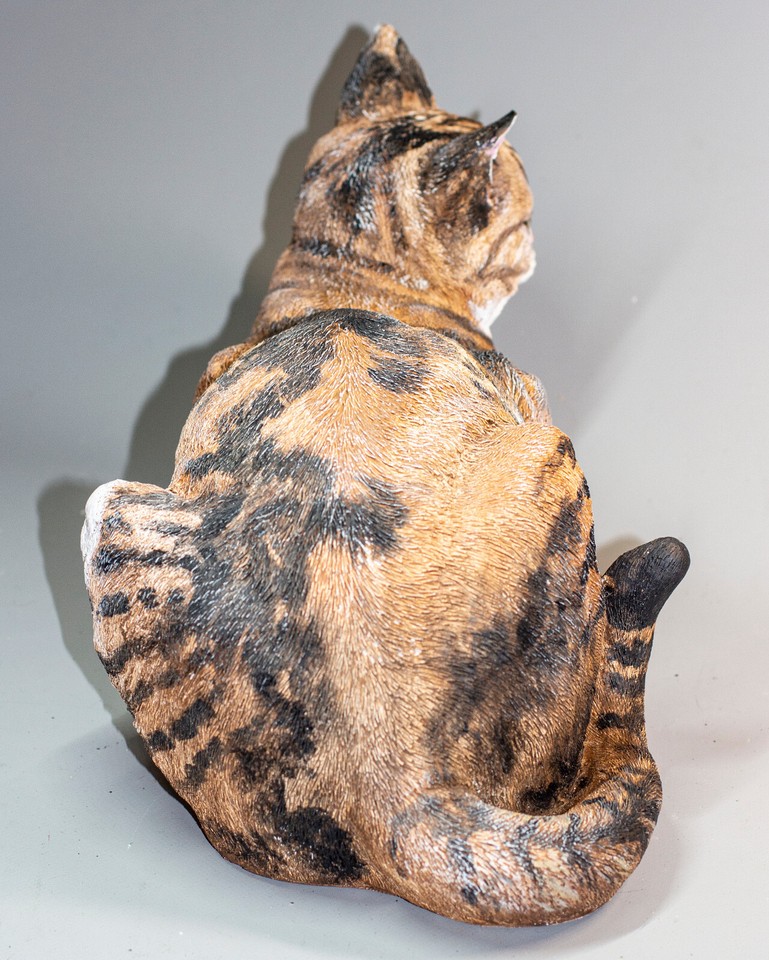 Unique Urn Calico Cat Ashes Memorial Statue Pet Loss Grave Decor ...