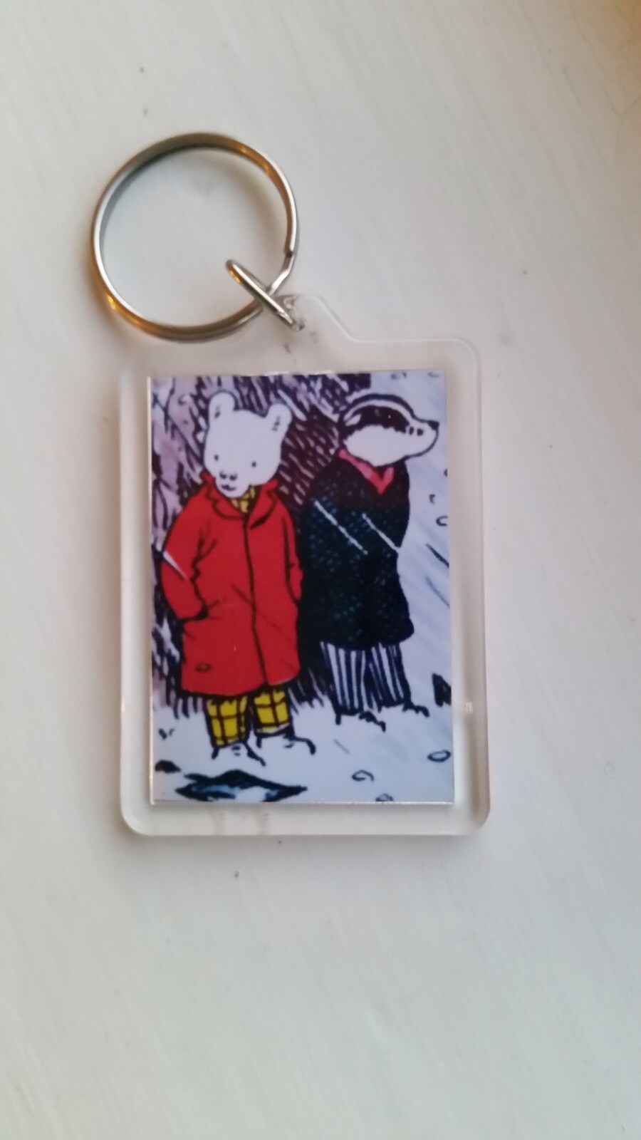 Rupert The Bear Bill Badger Double Sided Large Keyring Key Ring Fob ...