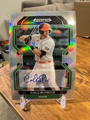 2022 Panini Prizm Draft Picks Silver Prizm Prospect Auto Collin Price ...