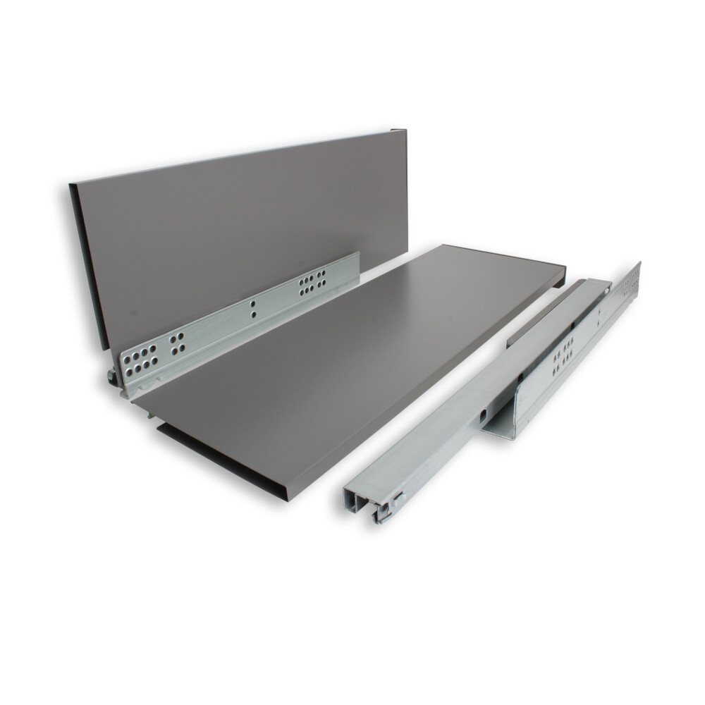 IVIRO TwinPro Soft Close Drawer Kit Runners Back & Base 450mm x 172mm ...