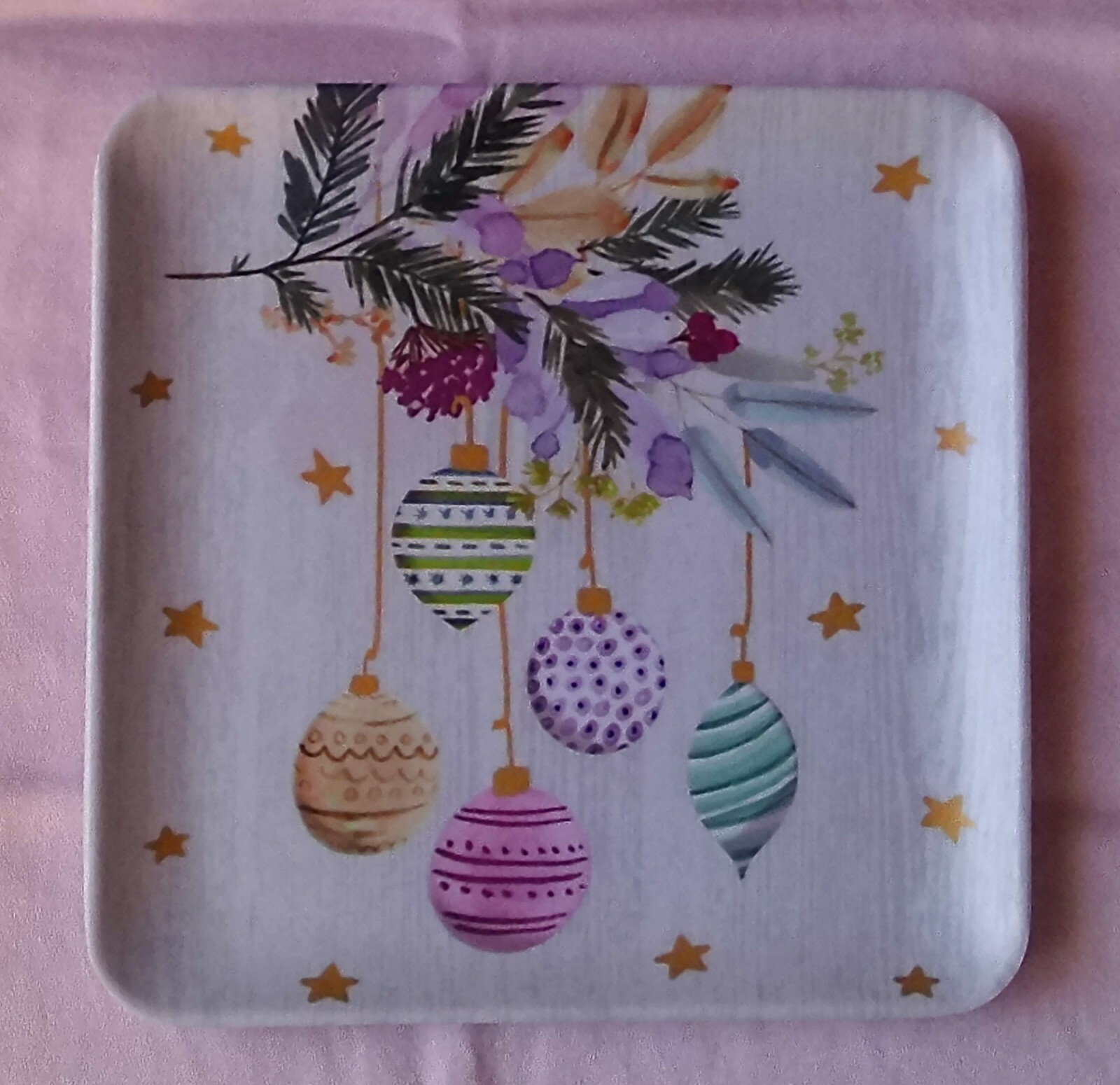 6 New Cupcakes & Cashmere Melamine Appetizer Plates Pastel Holiday ...