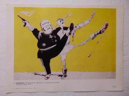 Original Anti Fascism Soviet Propaganda Poster Chile Pinochet In one ...