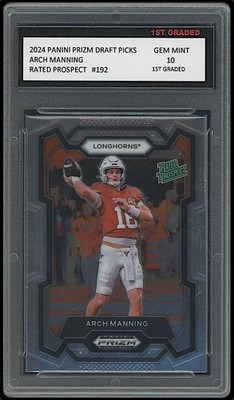 Arch Manning 2024 Panini Prizm DP #192 Texas Longhorns Rookie Card 1st ...