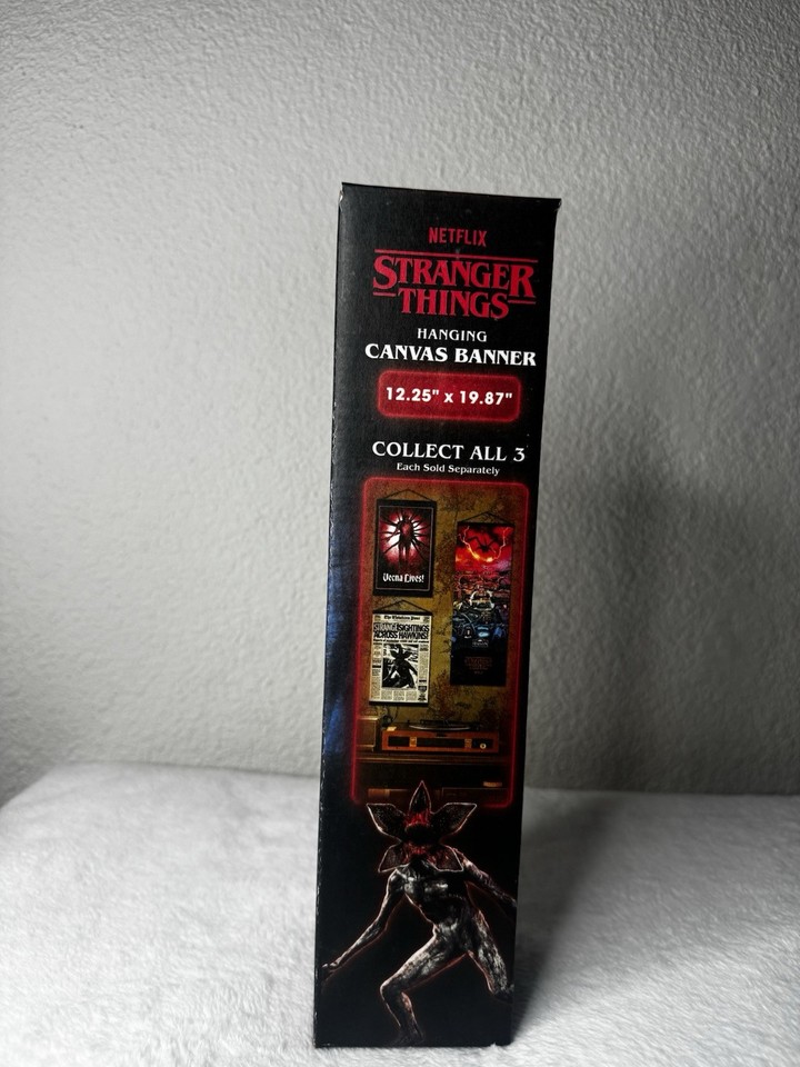 Stranger Things Hanging Canvas Banner 20” Vecna Lives | eBay