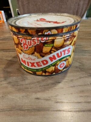 Buster Salted Mixed Nuts Vintage Advertising Tin | eBay