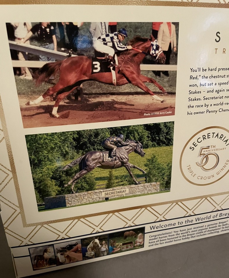 Breyer 1874 Secretariat 50th Anniversary NIB | eBay