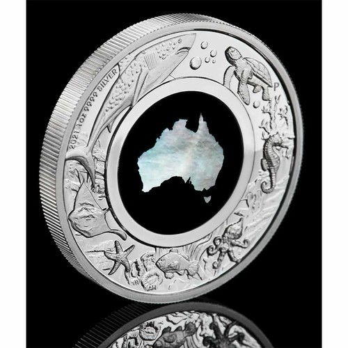 2021 $1 Great Southern Land 1oz Silver Proof Mother of Pearl Coin | eBay